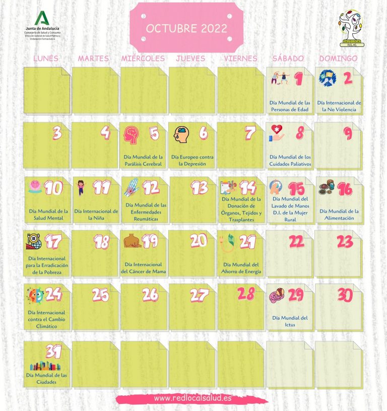 Calendario de junio: Días mundiales y salud | Red Local de Acción en ...
